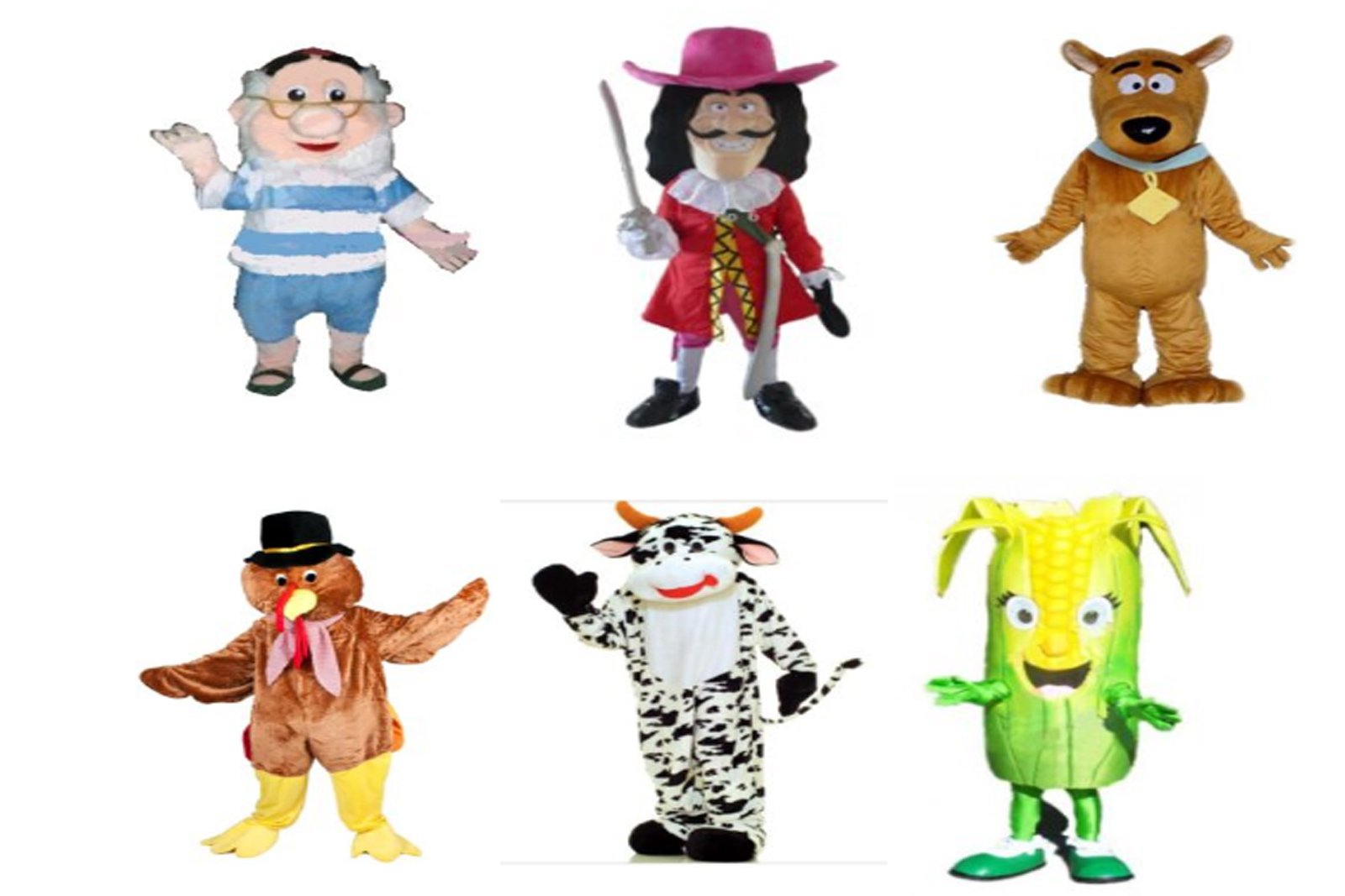 Party Character Mascots – Vertical Kids